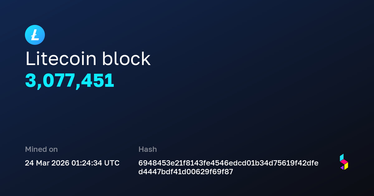 Litecoin block 3077451