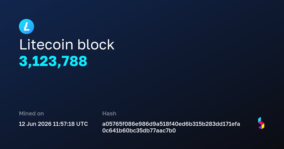 Litecoin block 3123788