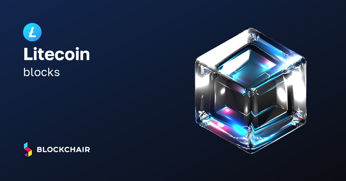 Litecoin / Blocks — Blockchair