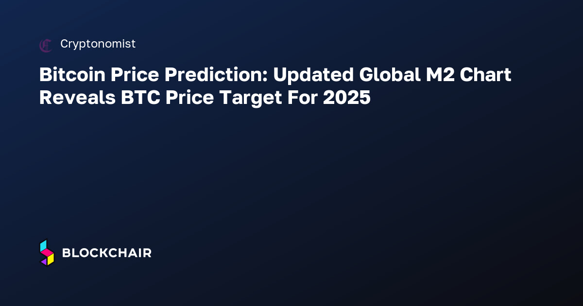 Bitcoin Price Prediction: Updated Global M2 Chart Reveals BTC Price ...