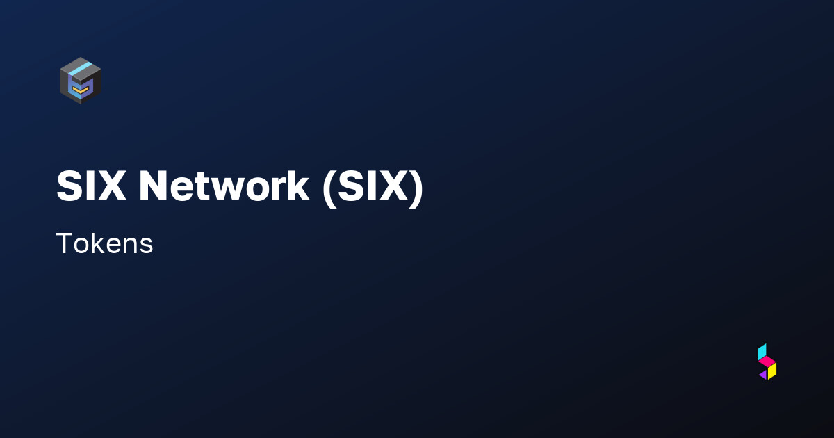 SIX Network (SIX) Price, Market Cap & Statistics