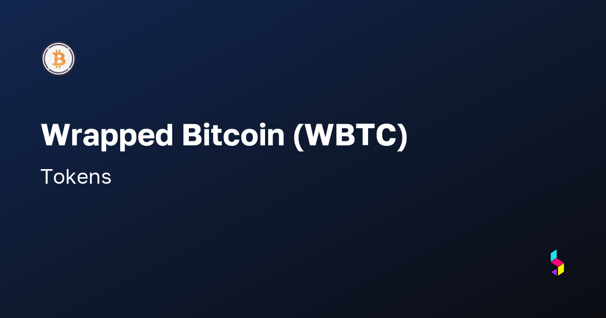 Wrapped Bitcoin (WBTC) Price, Market Cap & Statistics