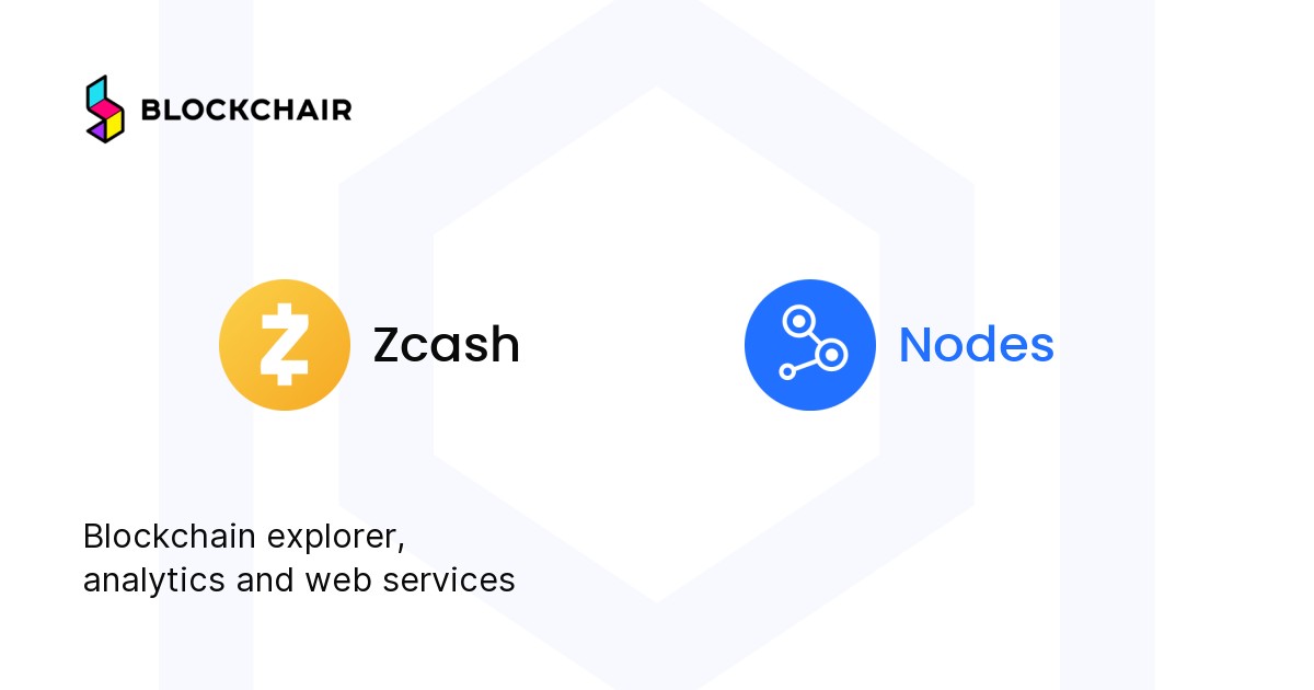 Zcash / Node explorer — Blockchair