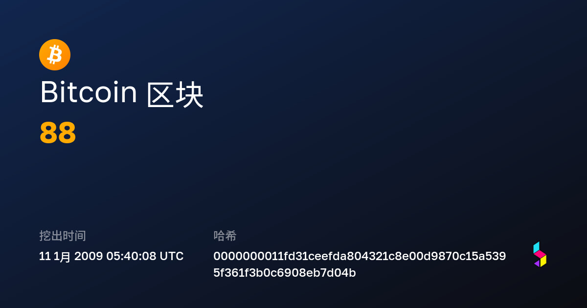 Bitcoin 区块 88